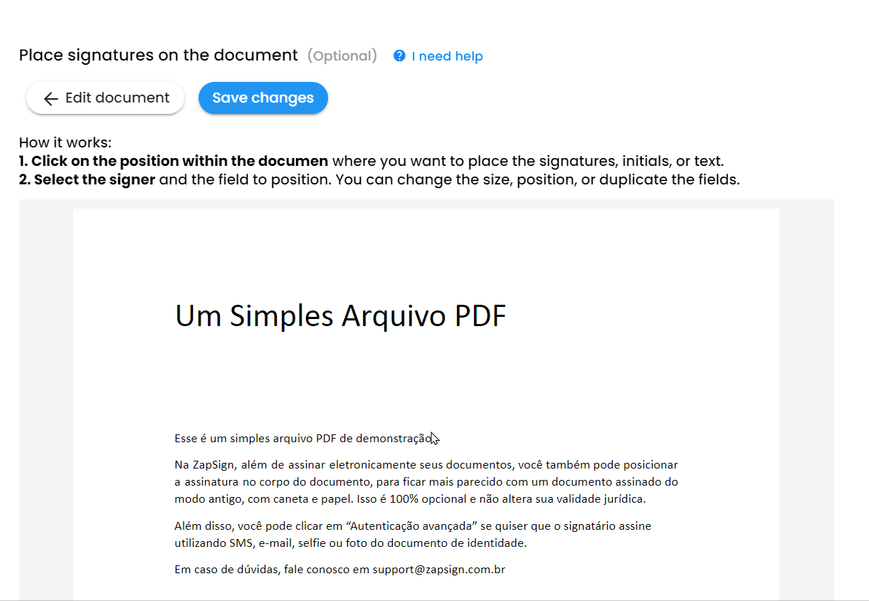 How to send documents for signing?