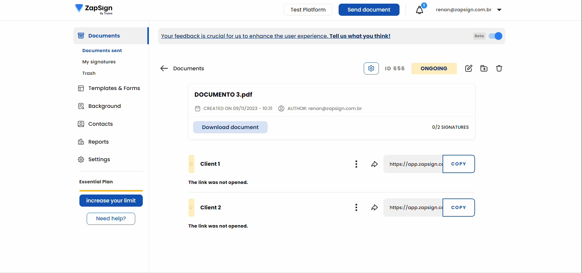 How to place signatures?